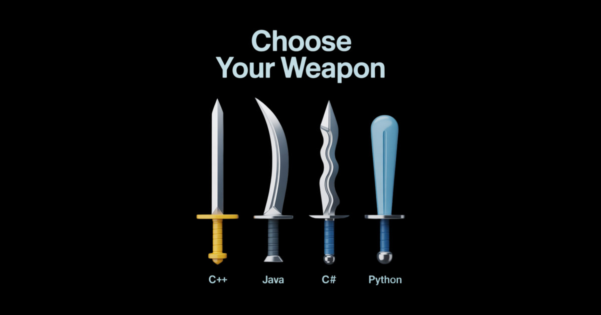 Python Choose Your Weapon Computer Science - Python Choose Your Weapon ...