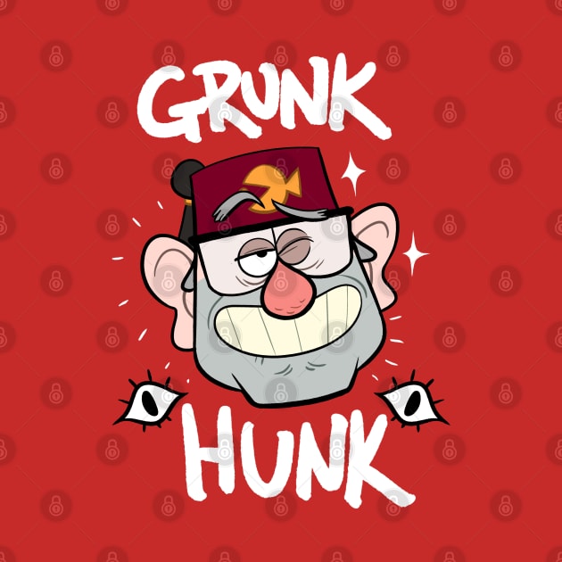 Grunk Hunk - Gravity Falls - T-Shirt | TeePublic