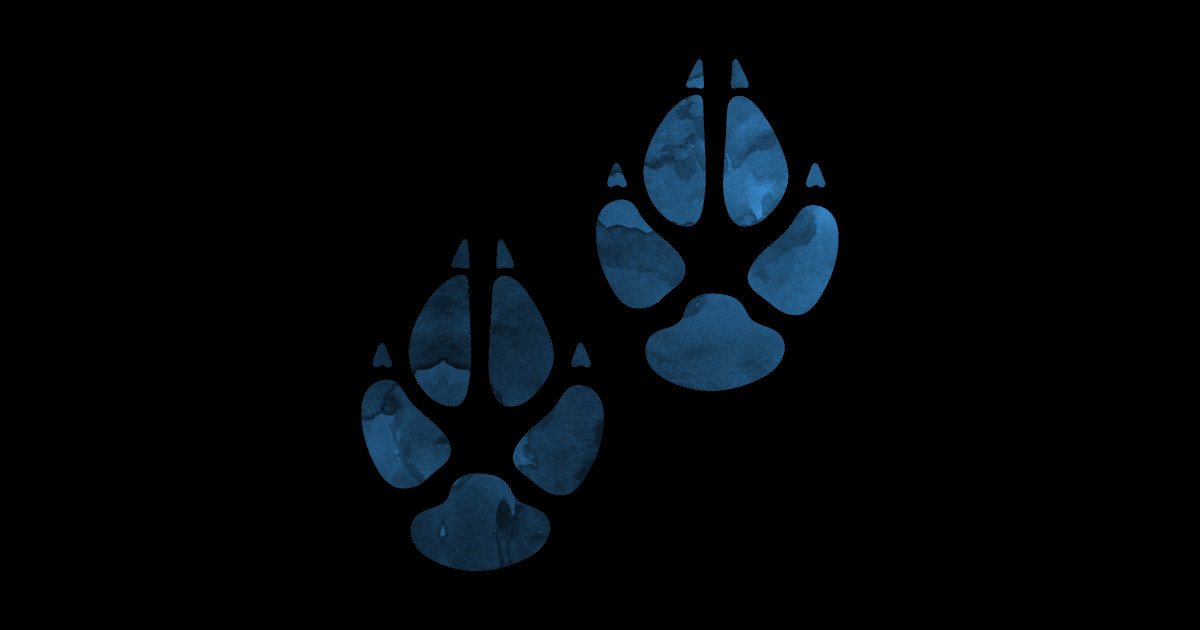 Fox Paw Prints - Paw Prints - Sticker | TeePublic