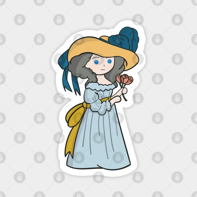 Chibi Marie Antoinette, Queen of France - History Lover - Magnet ...