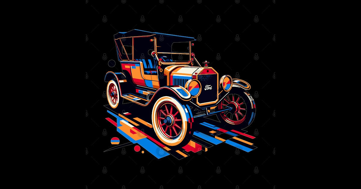 Ford Model T - Ford Model T - Sticker | TeePublic