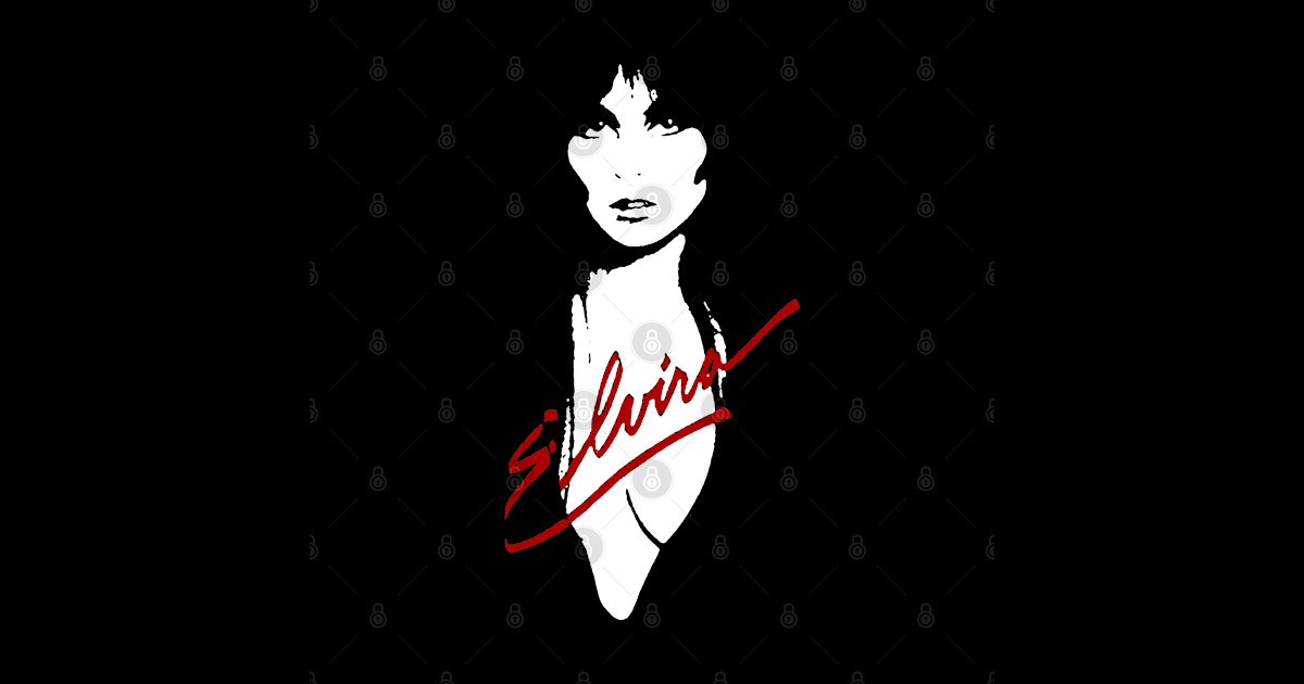 Elvira Mistress of The Dark - Elvira - Sticker | TeePublic