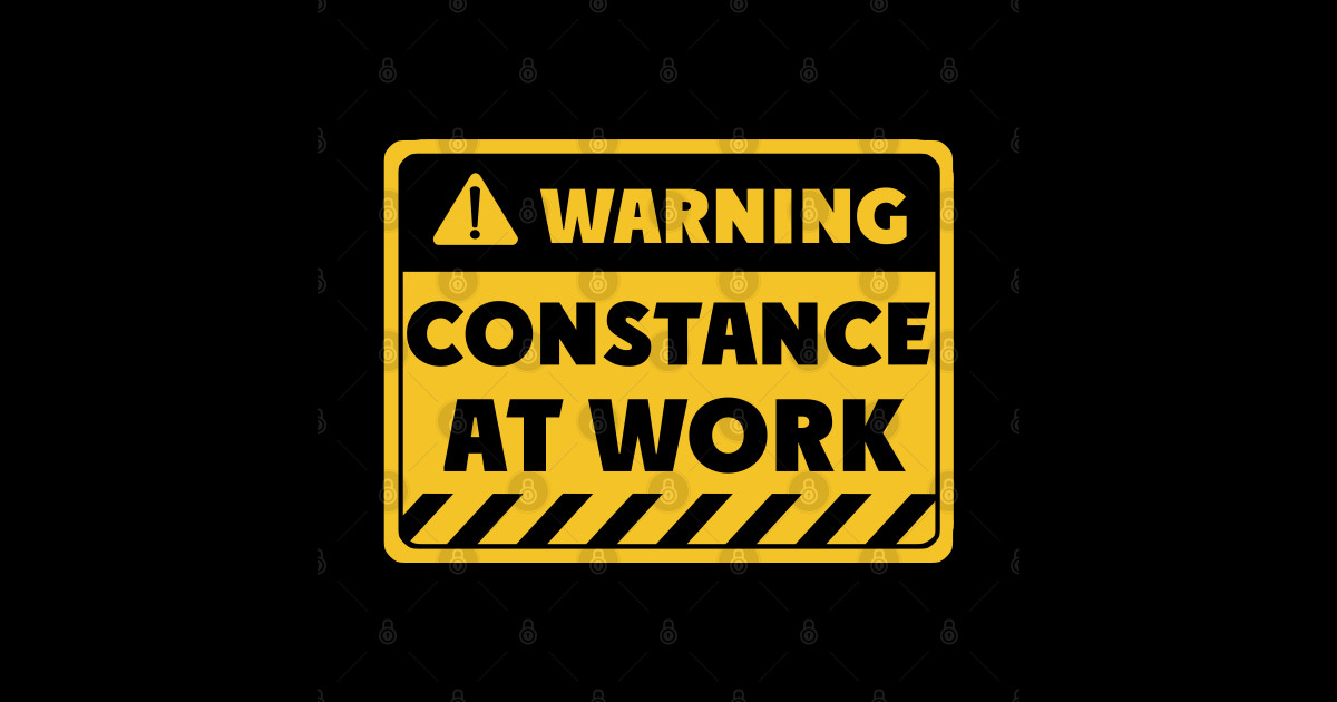 Constance at work - Constance - Sticker | TeePublic