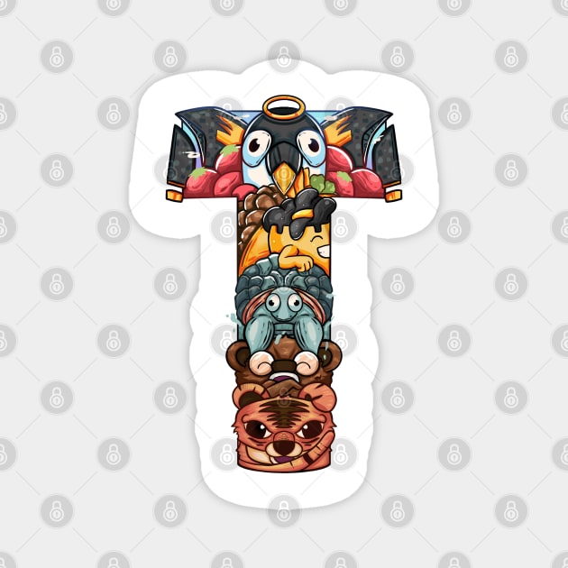 Letter T doodle art - Letter T - Magnet | TeePublic