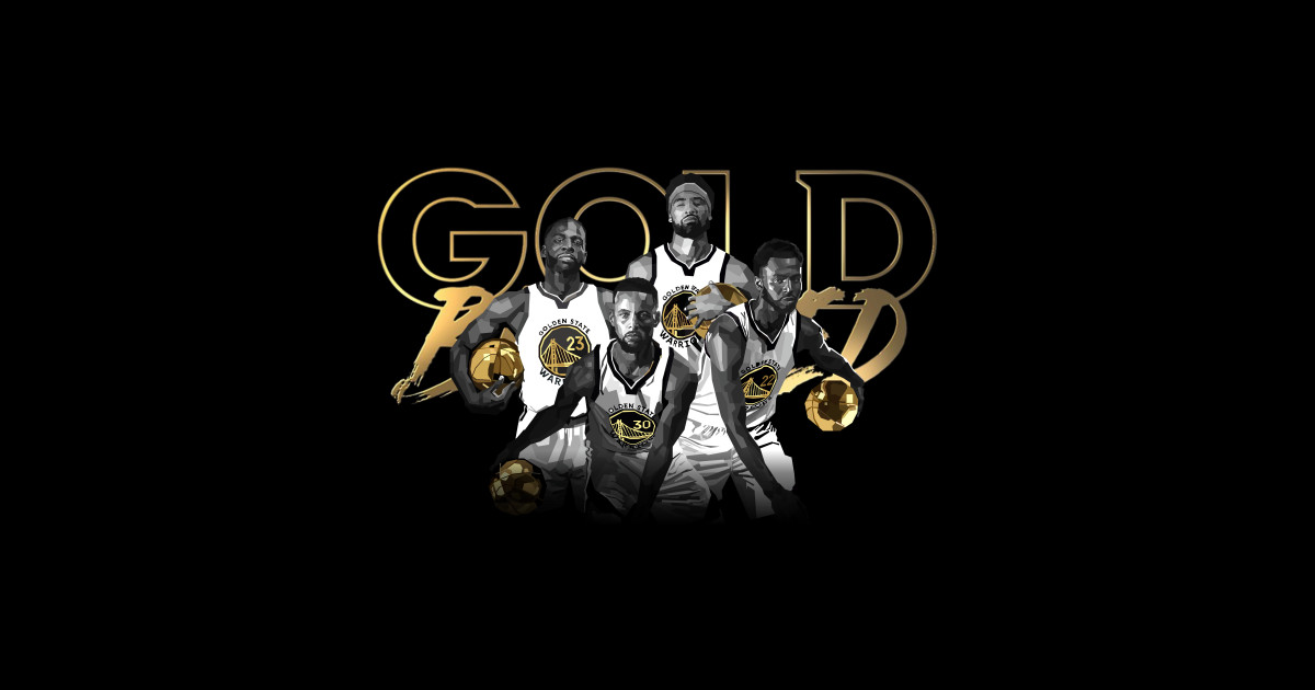 Gold Blooded GSW - Golden State Warriors - Sticker | TeePublic