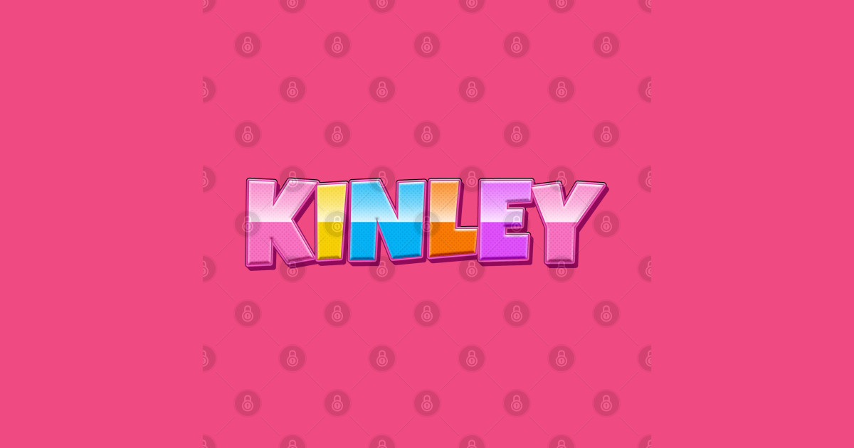 Rainbow Craft Kinley Name - Rainbow Craft Kinley Name - T-Shirt | TeePublic