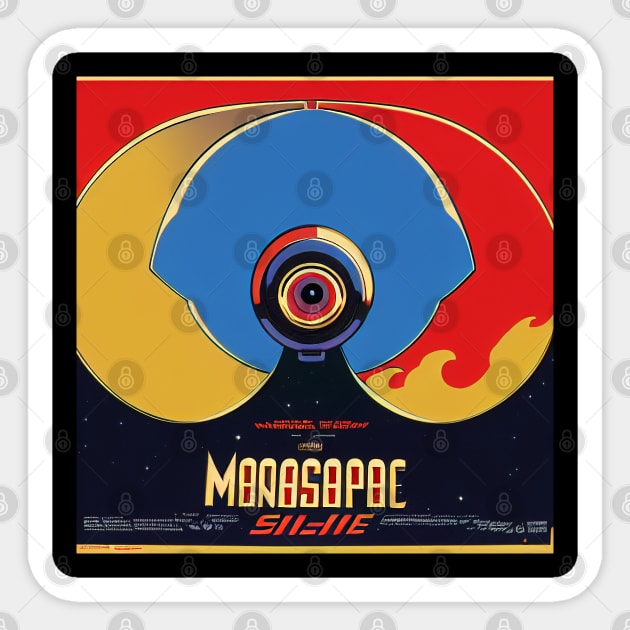 Vintage Cyborg Poster - Vintage Cyborg - Sticker | TeePublic