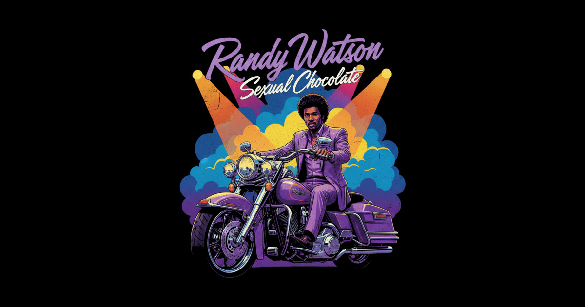 Randy Watson - Purple Sexual Chocolate - Randy Watson - Sticker | TeePublic