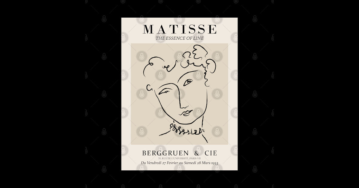 Henri Matisse - Smiling Woman - Matisse Exhibition - Sticker | TeePublic