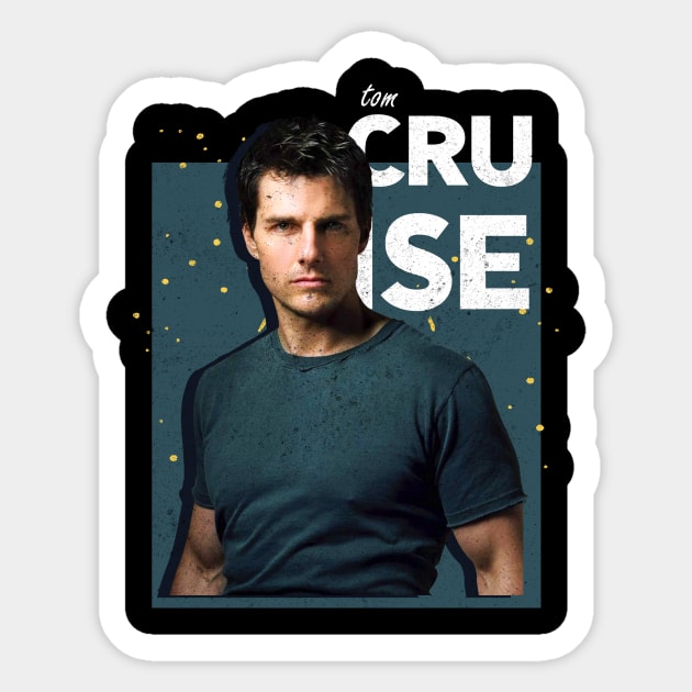 tom cruise actors vintage style - Tom Cruise - Sticker | TeePublic