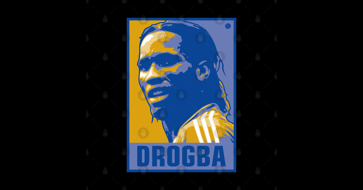 Drogba - Hope - Sticker | TeePublic