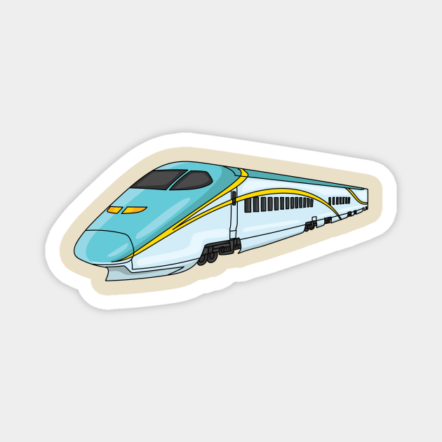 High speed bullet train cartoon illustration - High Speed Bullet Train ...