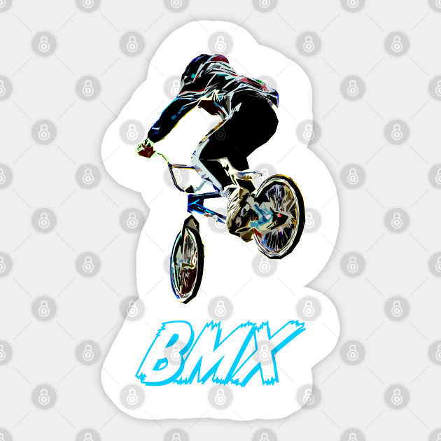 bmx - Bmx Race - Sticker | TeePublic