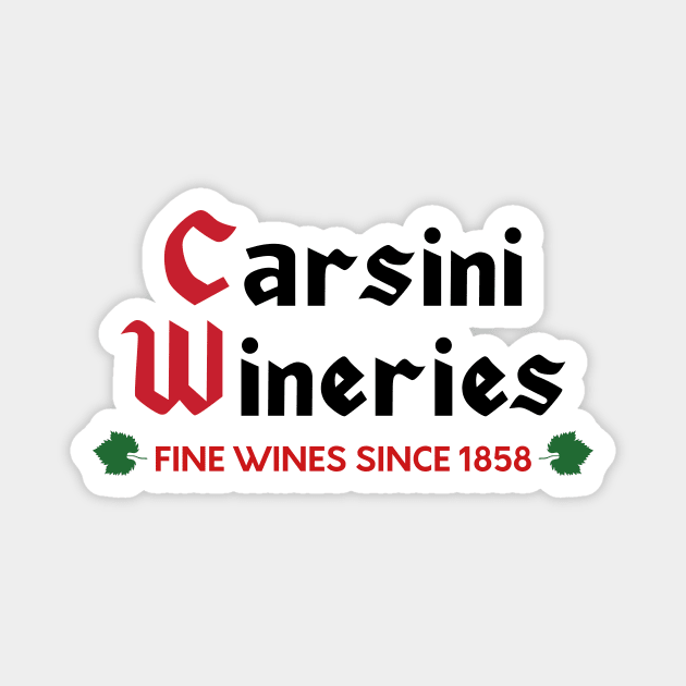 Columbo Carsini WIneries large print logo - Columbo - Magnet | TeePublic