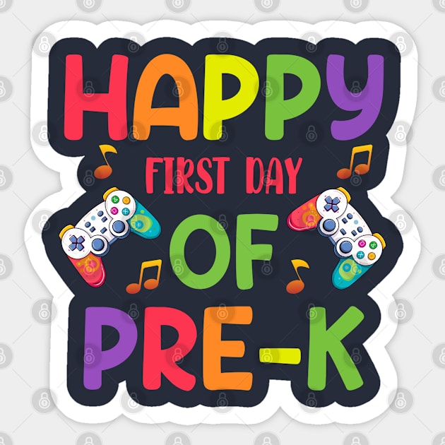 Happy First Day of Pre-K - Cute Back-to-School for Preschoolers - Pre K ...
