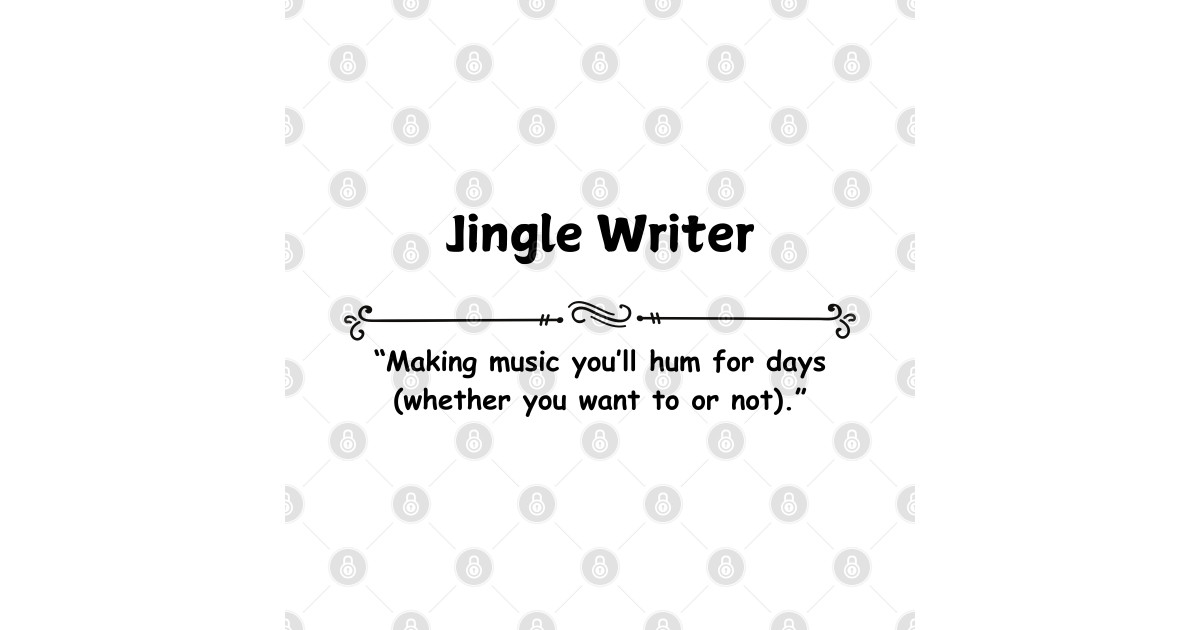 Jingle Writer - Jingle Writer - T-Shirt | TeePublic