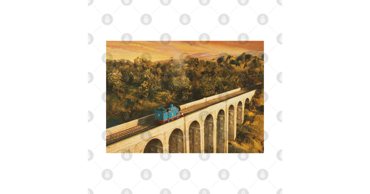 Vintage Story Card: Thomas on the Viaduct - Thomas The Tank Engine - T ...
