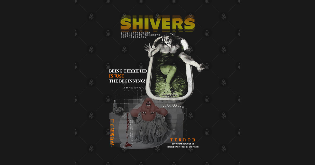 Shivers - A David Cronenberg Film - Best Seller - T-Shirt | TeePublic