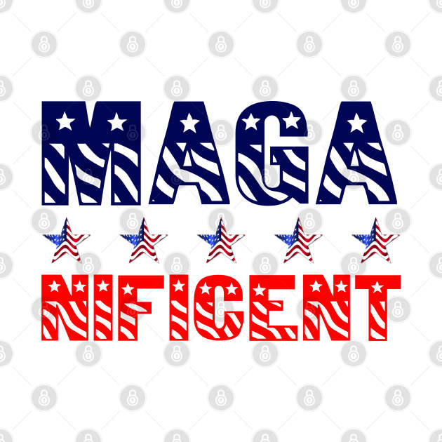 MAGAnificent - MAGA Pro Trump T-Shirt - Pro Trump - T-Shirt | TeePublic