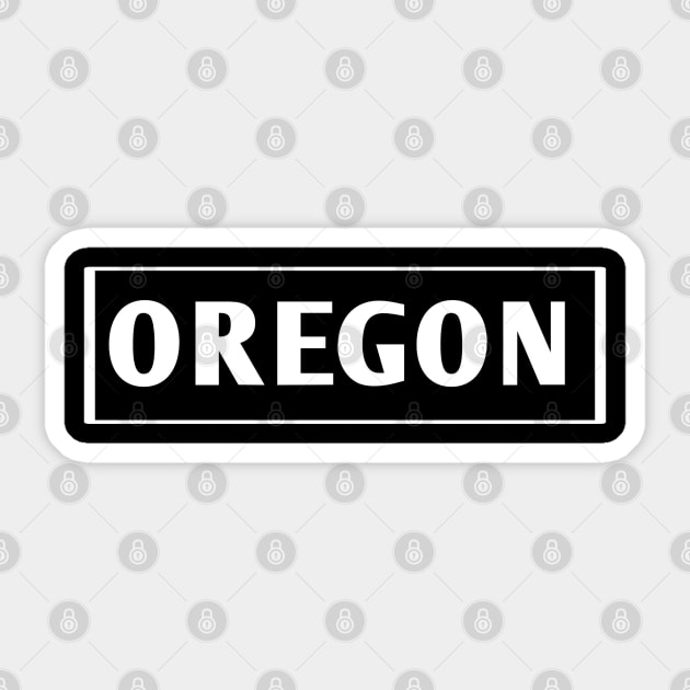 Oregon - Oregon - Sticker | TeePublic