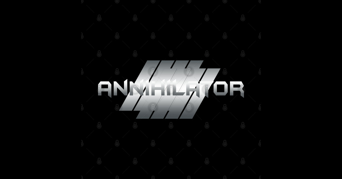 Metallic Illustration annihilator - Annihilator - Magnet | TeePublic