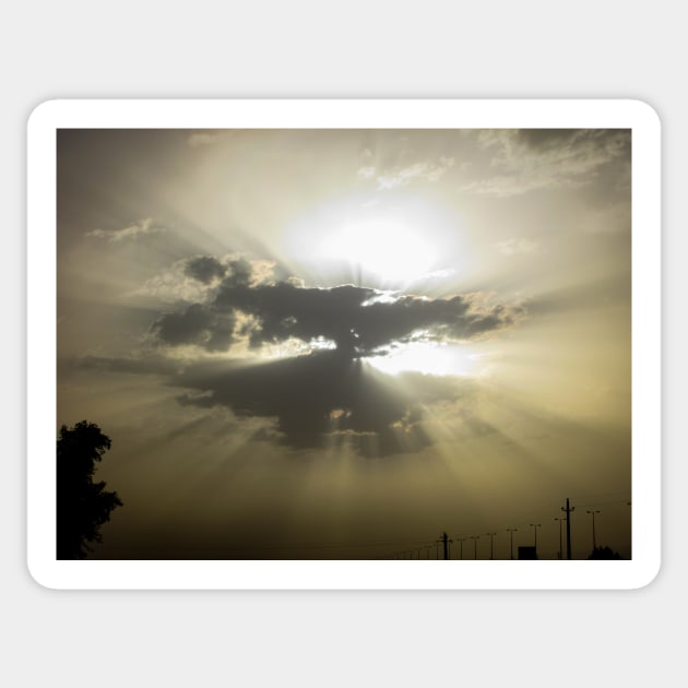 Rays of Light - Sun - Sticker | TeePublic