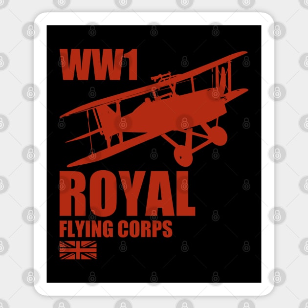 Royal Flying Corps - British Military Aviation Ww1 - Sticker | TeePublic