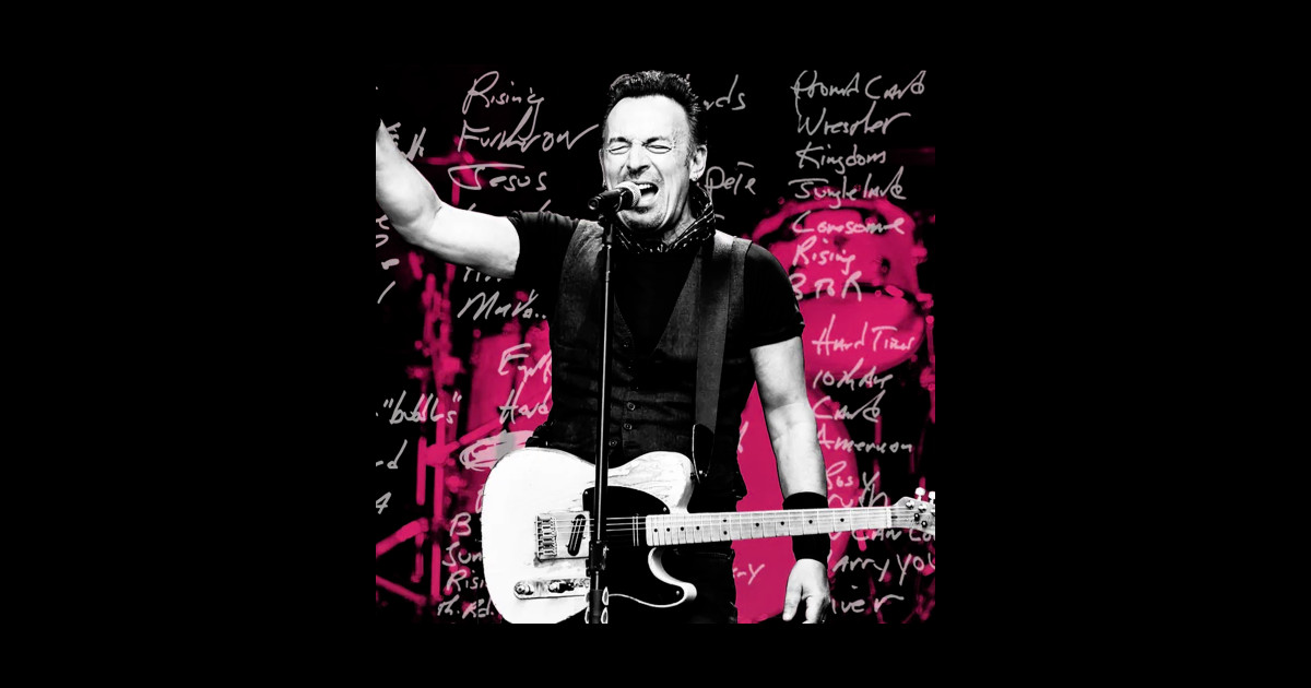 Springsteen's Hometown Glory Revival - Bruce - Sticker | TeePublic