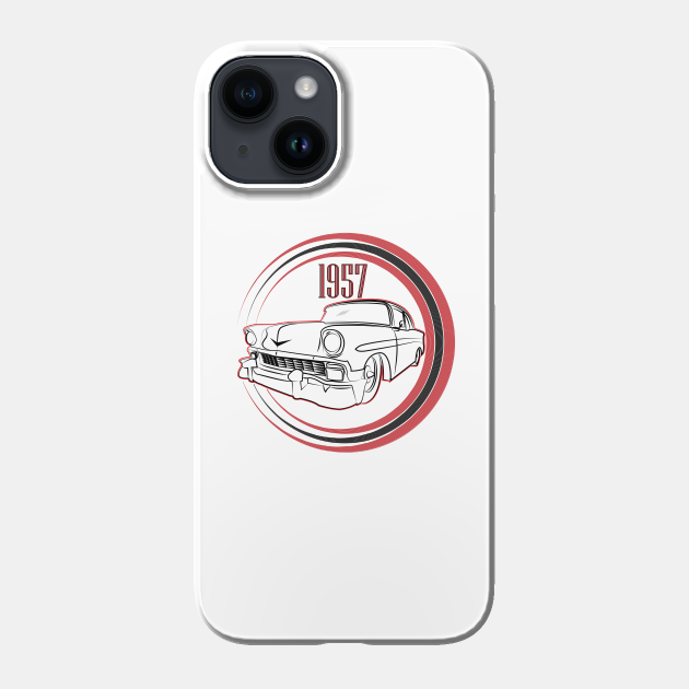 1957 Chevy Hot Rod - 57 Chevy - Phone Case | TeePublic