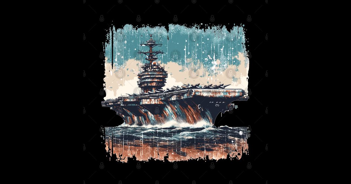 Aircraft carrier - Aircraft Carrier - Sticker | TeePublic