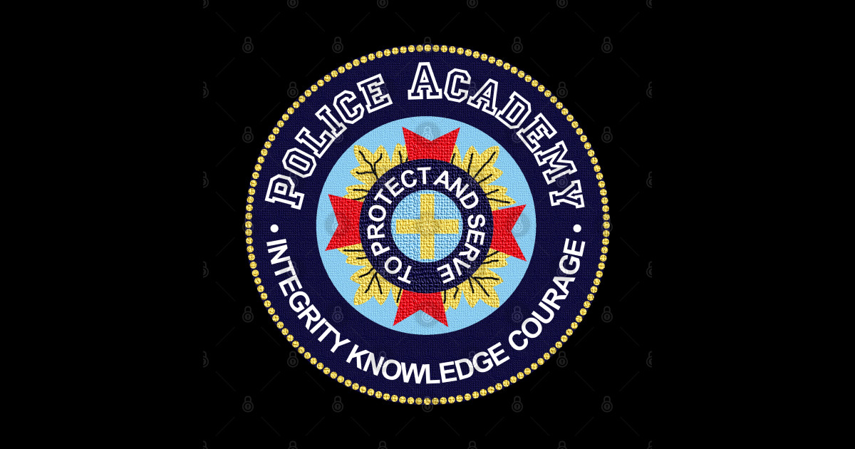 Police Academy Seal - Police Academy - Sticker | TeePublic