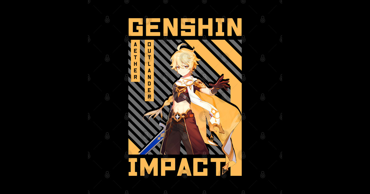 Aether | Genshin Impact - Genshin Impact - Sticker | TeePublic