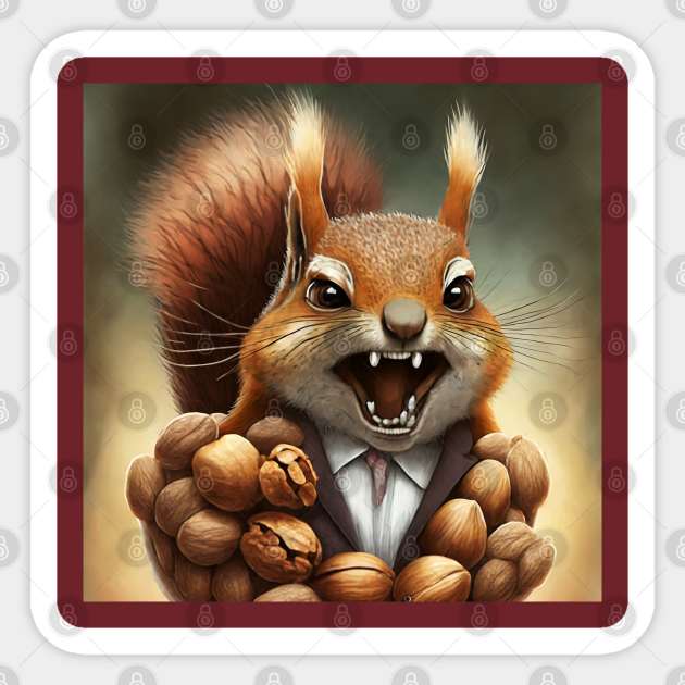 mean squirrel cartoon