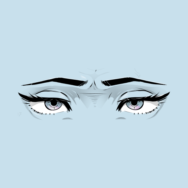 Sassy Anime Eyes - Anime Eyes - T-Shirt | TeePublic