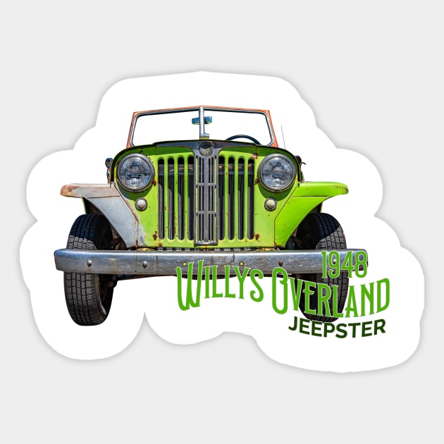 1948 Willys Overland Jeepster - 1948 Willys Overland Jeepster - Sticker ...