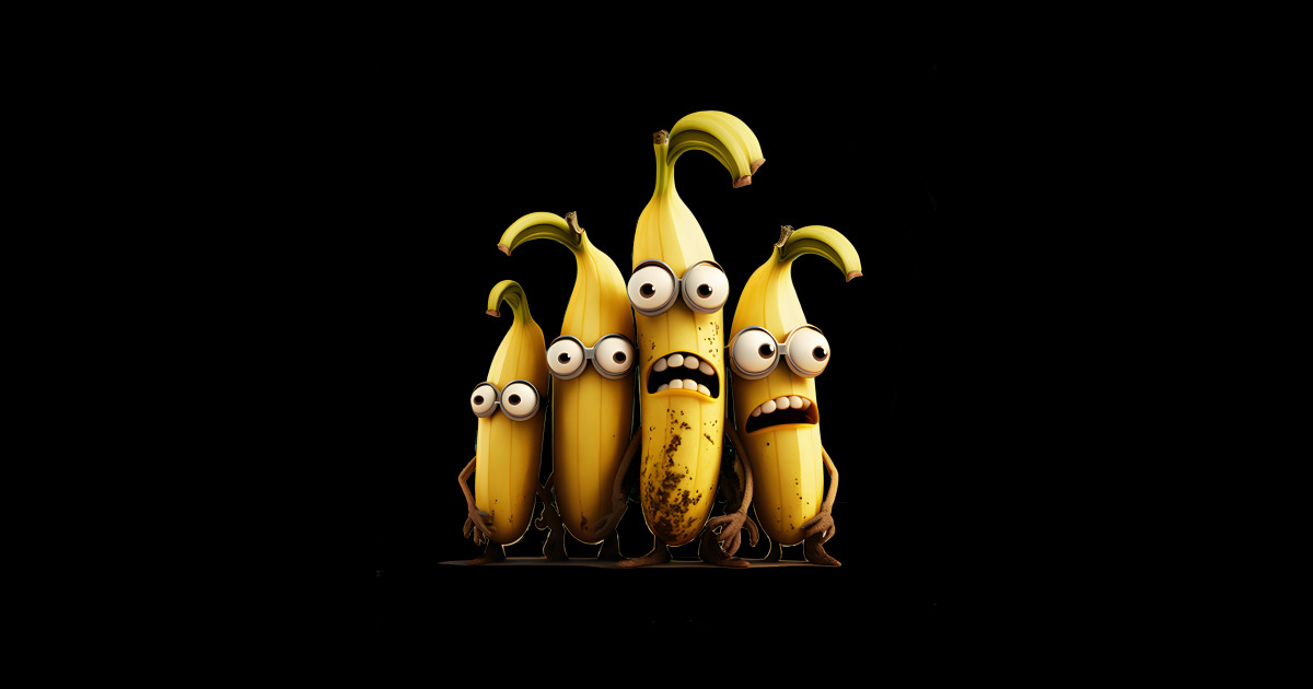 Bananas Friends - Banana - Sticker | TeePublic