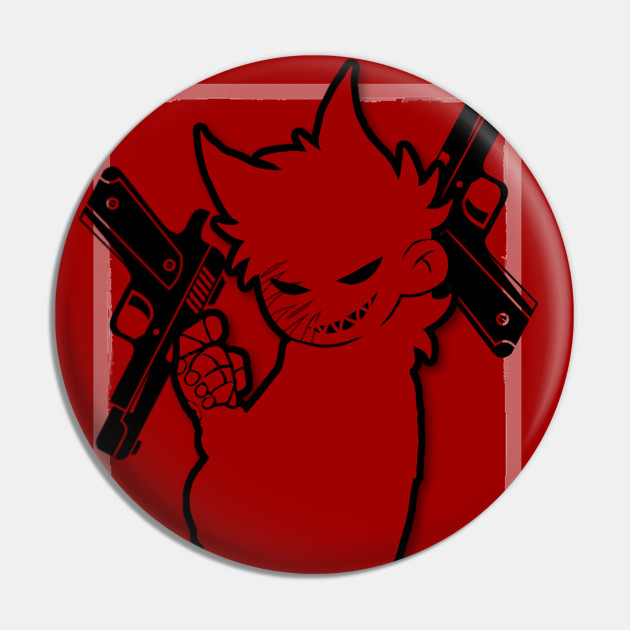 Tord Black guns - Eddsworld - Pin | TeePublic