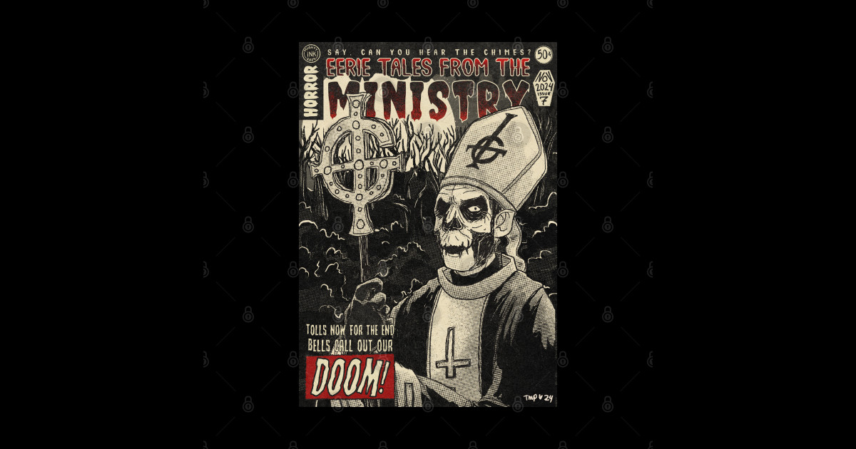 Papa Emeritus I - Ghost Band - Sticker | TeePublic
