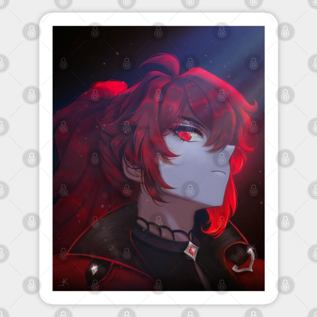 Diluc - Genshin Impact - Diluc - Sticker | TeePublic