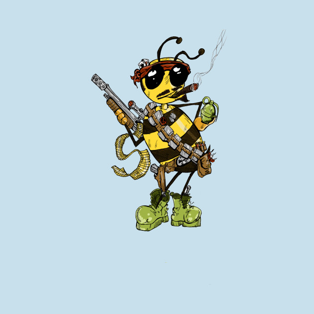 Bee Bad - Bee - T-Shirt | TeePublic