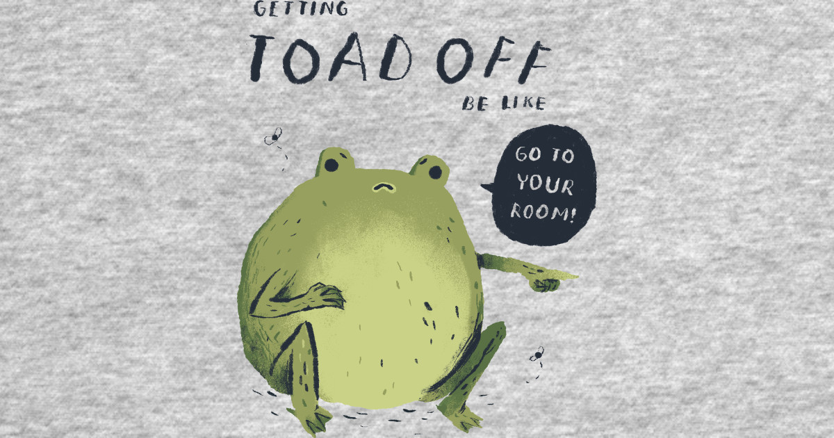getting toad off! toad shirt - Toad - Baseball T-Shirt | TeePublic