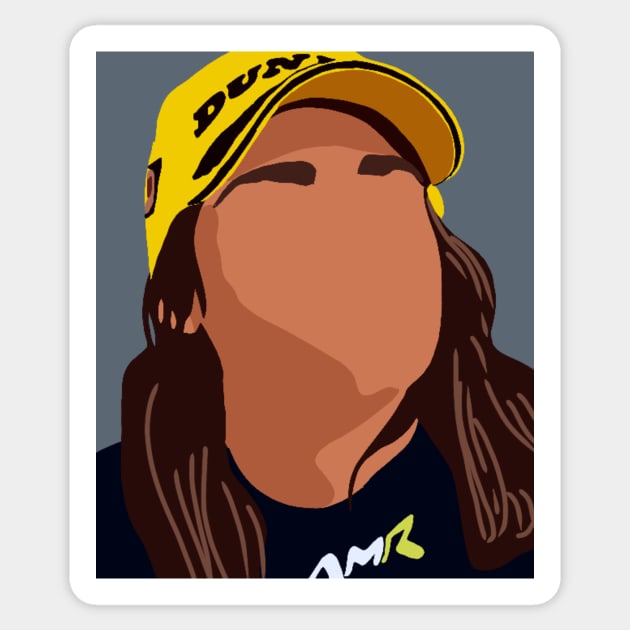W-series champion Jamie Chadwick design - Jamie Chadwick - Sticker ...