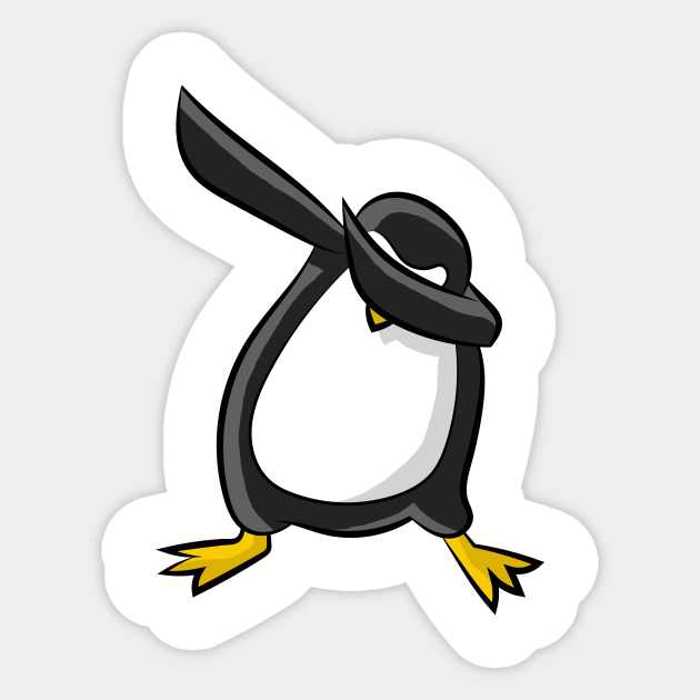 Penguin Dab - Dabbing - Sticker | TeePublic