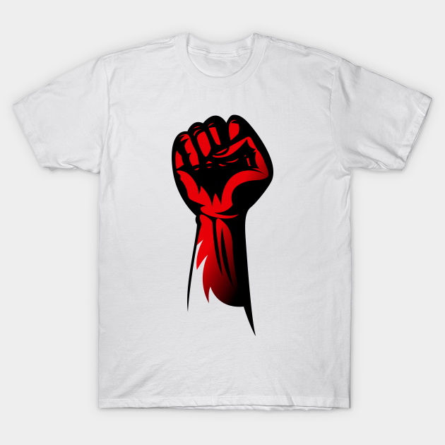 Red Hand - Revolution - T-Shirt | TeePublic