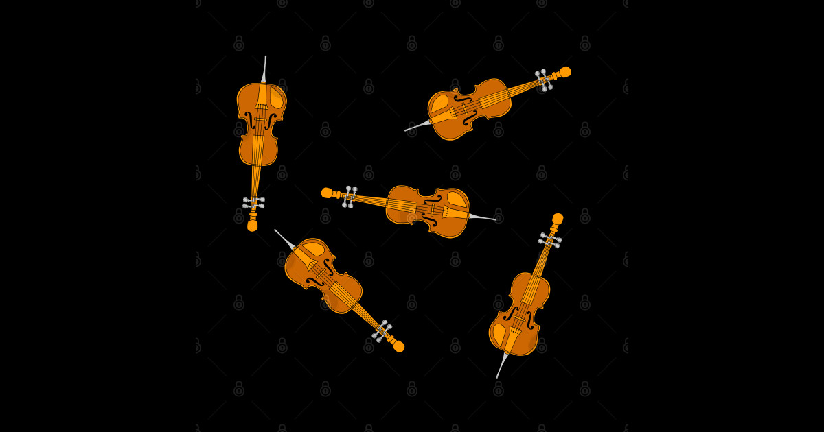 Cello Black Music Notes - Cello - Sticker | TeePublic
