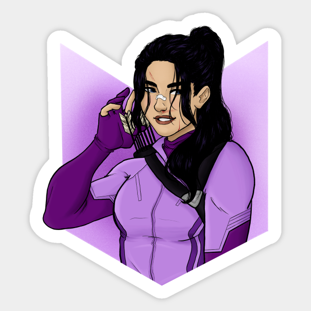 Kate Bishop - Hawkeye - Sticker | TeePublic