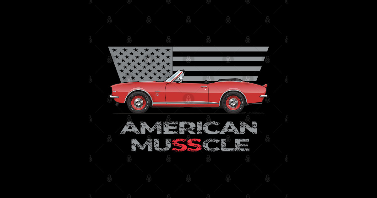 american musscle - American Muscle - Sticker | TeePublic