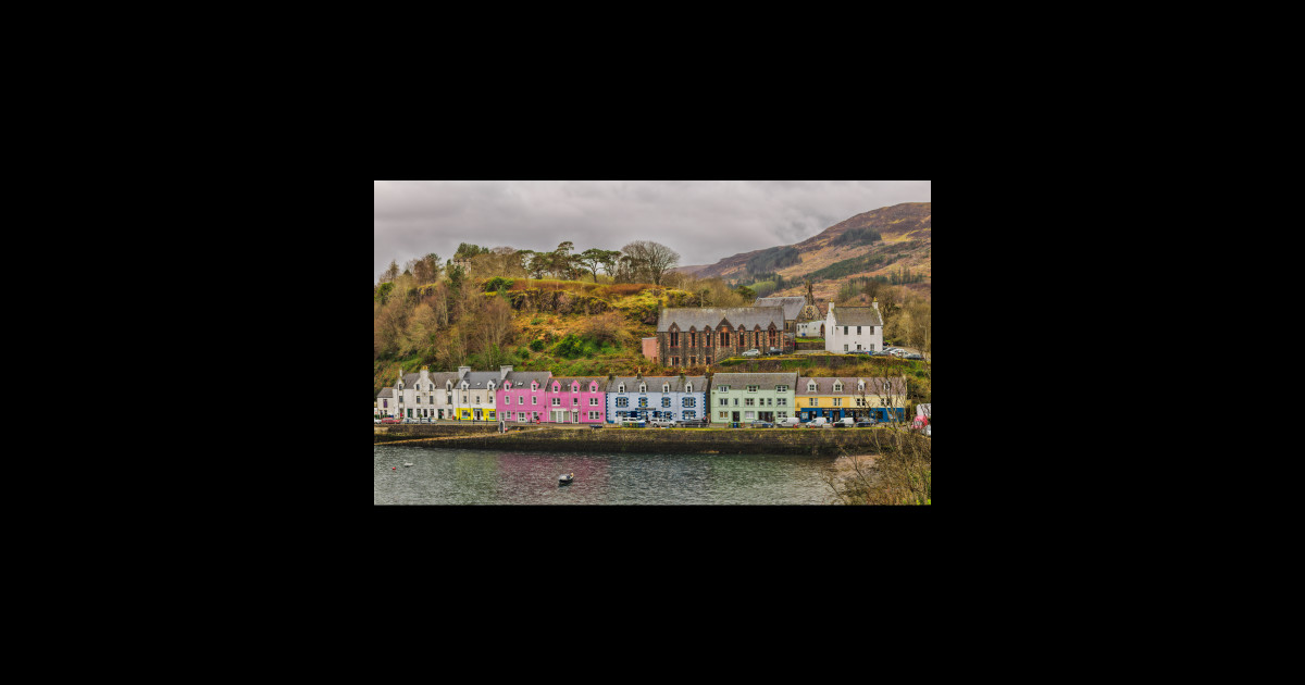 Portree Harbour - Portree Harbour - Sticker | TeePublic