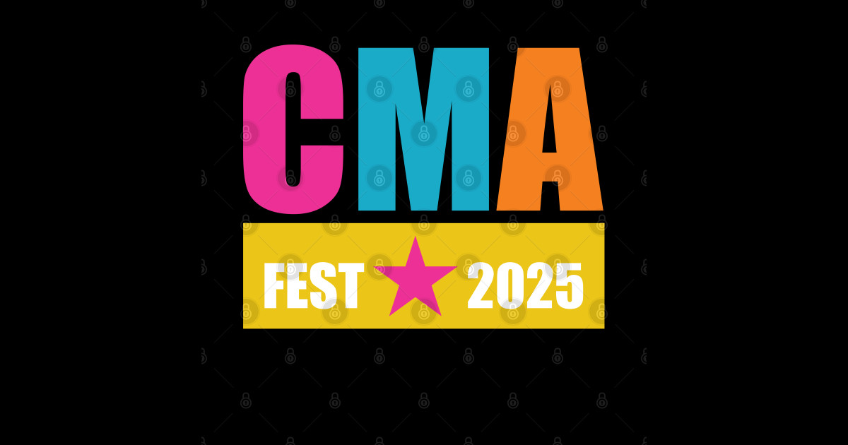 CMA Music Festival 2025 - Music Festival - Sticker | TeePublic