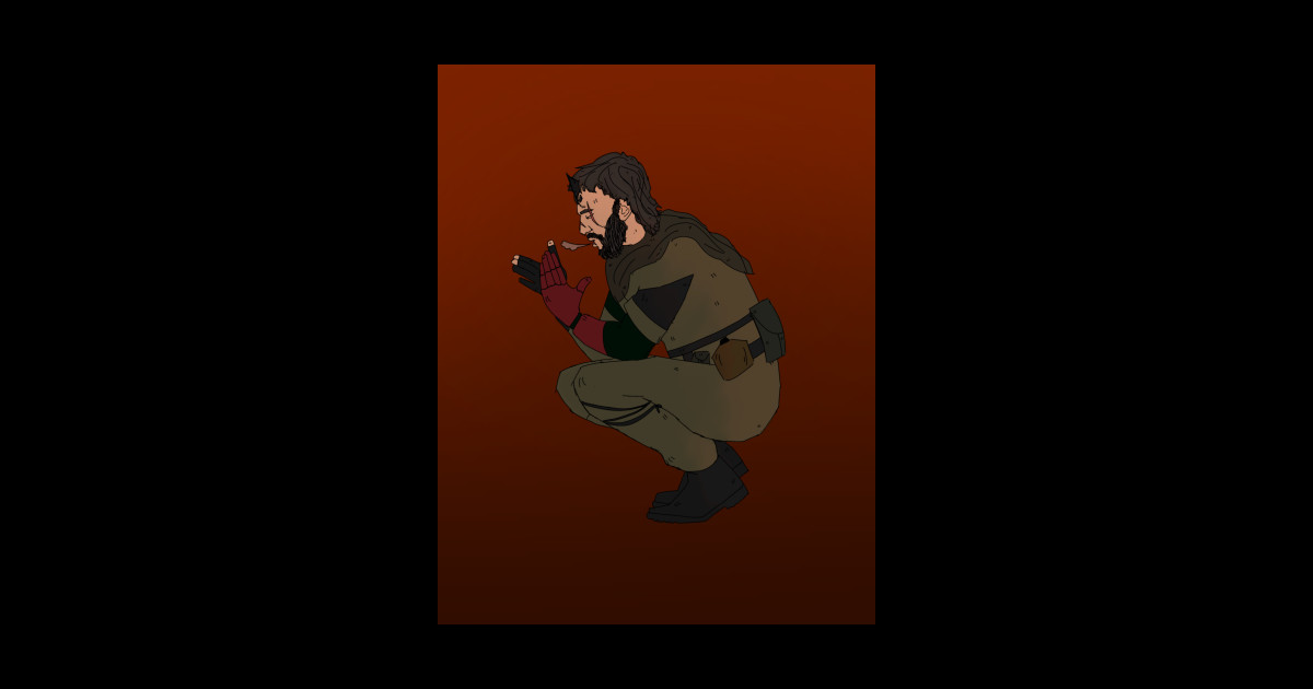 crouching snake - Metal Gear Solid - Sticker | TeePublic